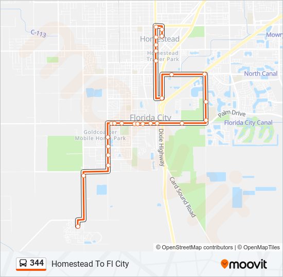 344 Route: Schedules, Stops & Maps - 344 - Homestead Park Pl/English Av ...