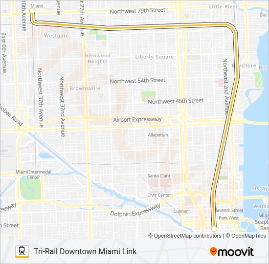 Ruta DOWNTOWN: horarios, paradas y mapas - Northbound to Metrorail ...