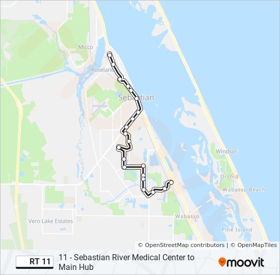Ruta rt 11: horarios, paradas y mapas - Us 1 & Barber St. (Publix ...