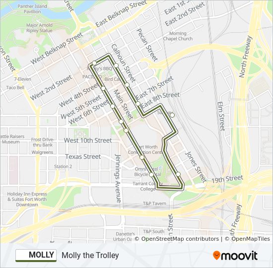 molly Route: Schedules, Stops & Maps - Molly the Trolley (Updated)