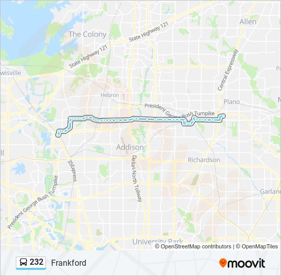 232 Route: Schedules, Stops & Maps - East - Cityline/Bush Station (Updated)