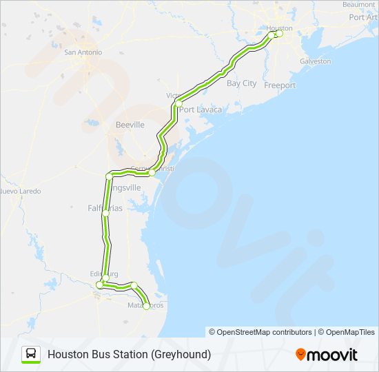 Ruta flixbus us1126: horarios, paradas y mapas - Houston Bus Station ...