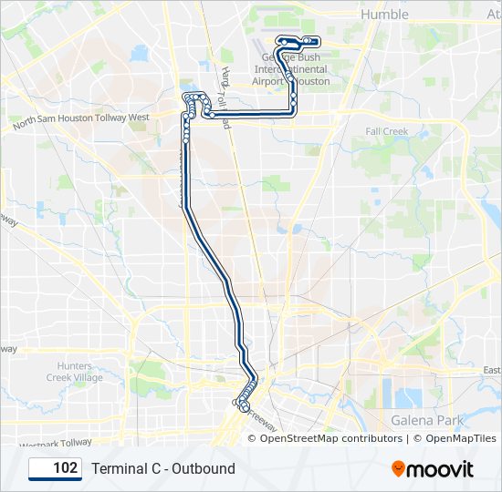 102 Route: Schedules, Stops & Maps - Terminal C - Outbound (Updated)
