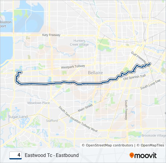 4 Route: Schedules, Stops & Maps - Eastwood Tc - Eastbound (Updated)