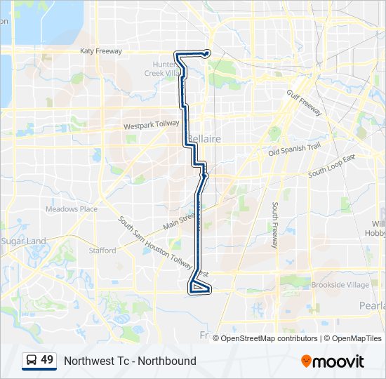 49 Route: Schedules, Stops & Maps - Northwest Tc - Northbound (Updated)
