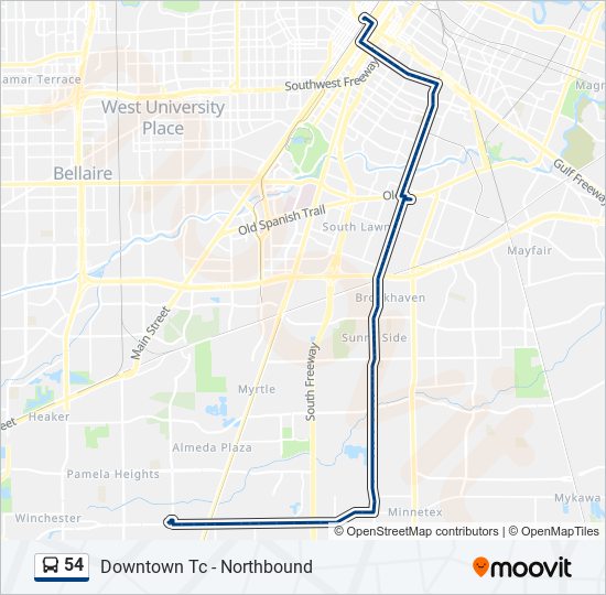 54 Route: Schedules, Stops & Maps - Downtown Tc - Northbound (Updated)