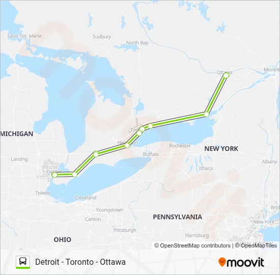 FLIXBUS 2701 Route: Schedules, Stops & Maps - Detroit Bus Station‎→ ...