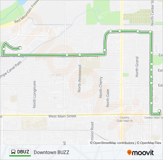 dbuz Route: Schedules, Stops & Maps - Mesa Riverview (Updated)