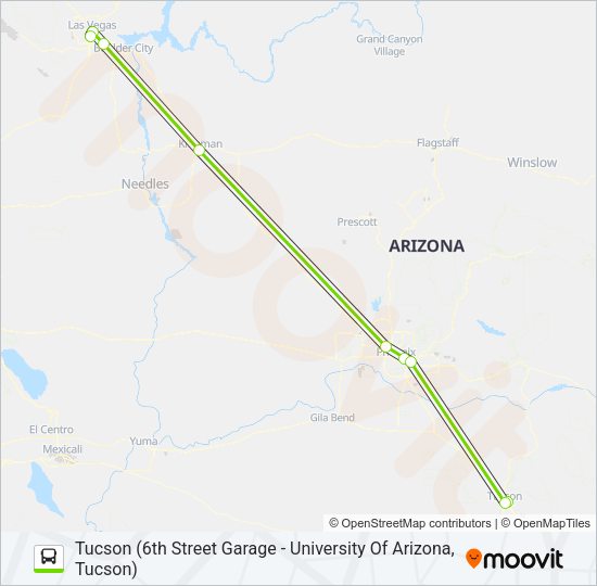flixbus 2040 Route: Schedules, Stops & Maps - Tucson (6th Street Garage ...