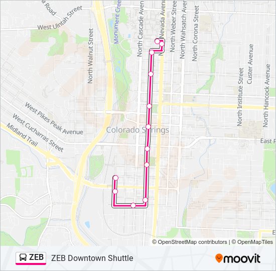 zeb Route: Schedules, Stops & Maps - Southboud Tejon (Updated)