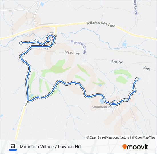 Ruta MOUNTAIN VILLAGE LAWSON HILL: horarios, paradas y mapas - Centrum ...
