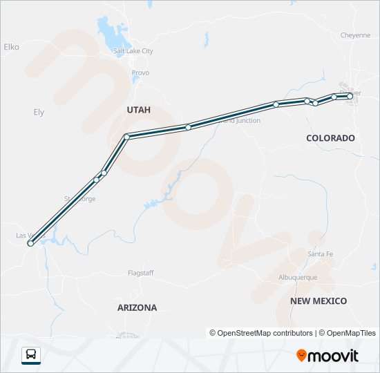 Ruta GREYHOUND US1200: horarios, paradas y mapas - (Actualizado)