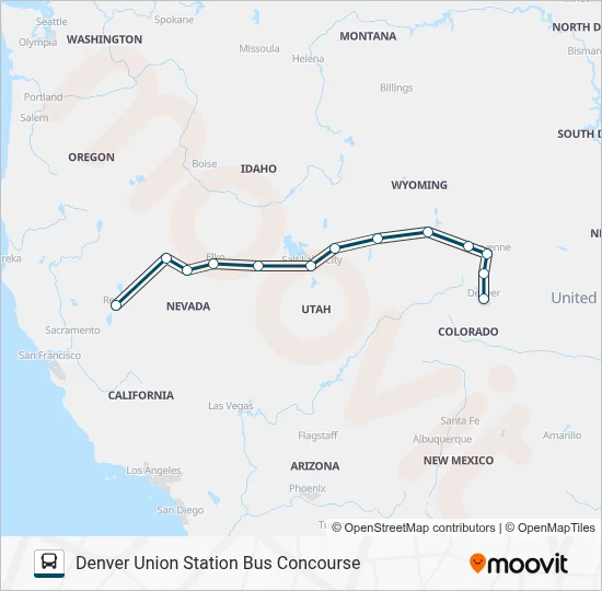 GREYHOUND US0560S Route: Schedules, Stops & Maps - Denver Union Station ...