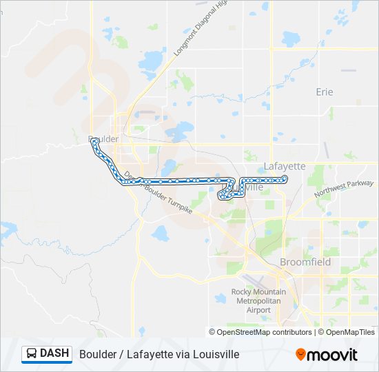 dash Route: Schedules, Stops & Maps - Dtwn Boulder (Updated)