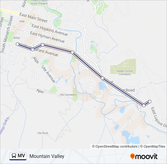 mv Route: Schedules, Stops & Maps - Mountain Valley (Updated)