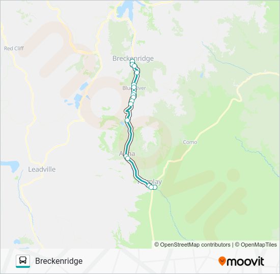 PARK COUNTY COMMUTER Route: Schedules, Stops & Maps - Breckenridge ...