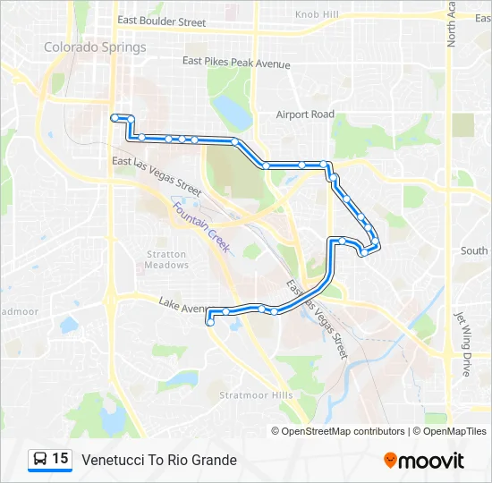 15 Route: Schedules, Stops & Maps - Venetucci To Rio Grande (Updated)