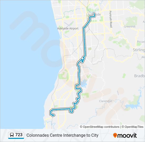 723 Route: Schedules, Stops & Maps - Colonnades (Updated)