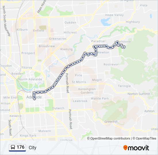 176 Route: Schedules, Stops & Maps - City (Updated)