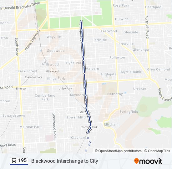 195 Route: Schedules, Stops & Maps - City (Updated)
