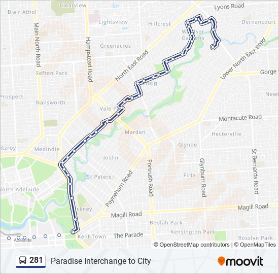 281 Route: Schedules, Stops & Maps - City (Updated)
