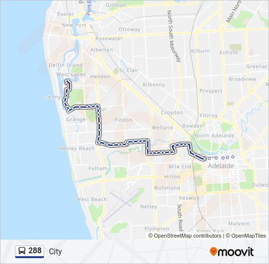 288 Route: Schedules, Stops & Maps - City (Updated)