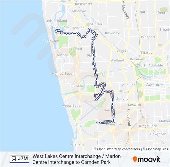 j7m Route: Schedules, Stops & Maps - Camden Park (Updated)
