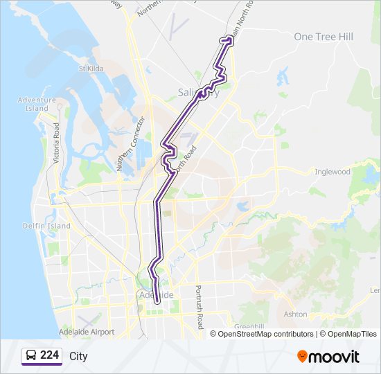 224 Route: Schedules, Stops & Maps - City (Updated)