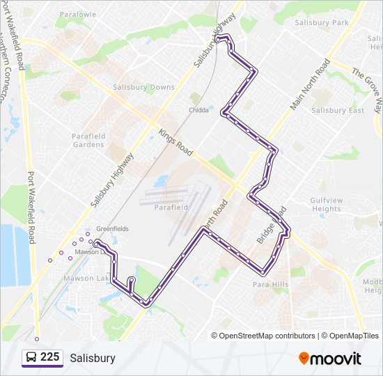 225 Route: Schedules, Stops & Maps - Salisbury (Updated)