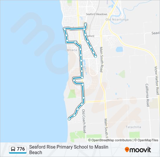 776 Route: Schedules, Stops & Maps - Maslin Beach (School Bus) (Updated)