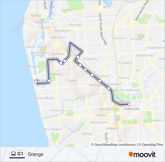 Línea G1: horarios, paradas y mapas - Grange (Actualizado)