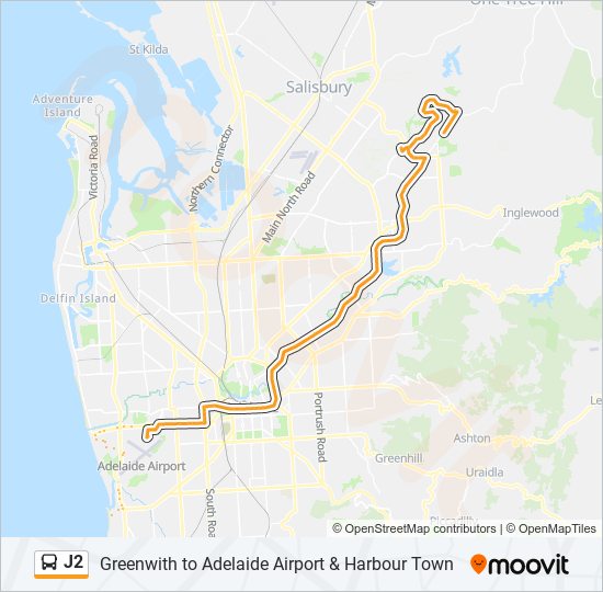 j2 Route: Schedules, Stops & Maps - Greenwith (Updated)