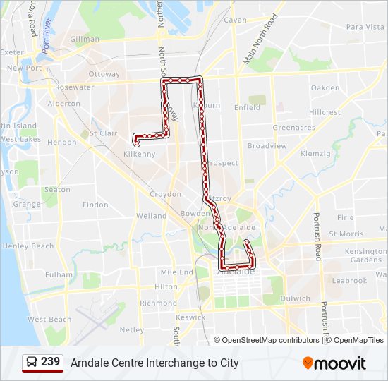 239 Route: Schedules, Stops & Maps - Arndale (Updated)