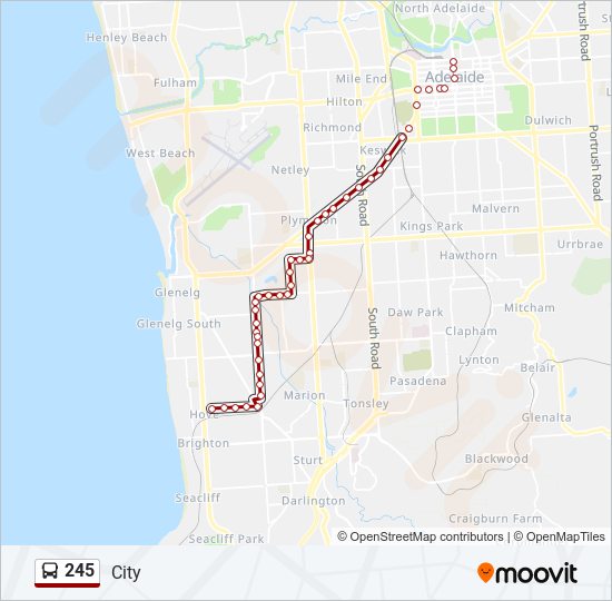 245 Route: Schedules, Stops & Maps - City (Updated)