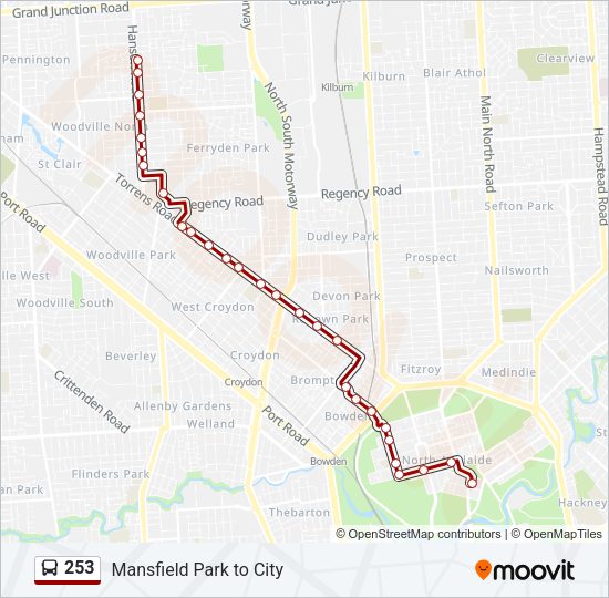 253 Route: Schedules, Stops & Maps - City (Updated)