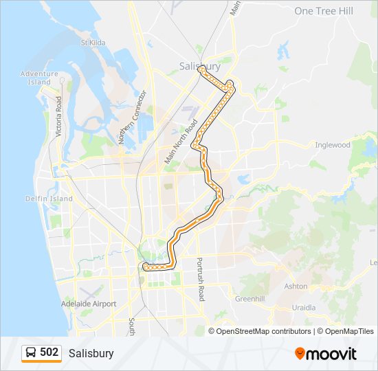 502 Route: Schedules, Stops & Maps - Salisbury (Updated)