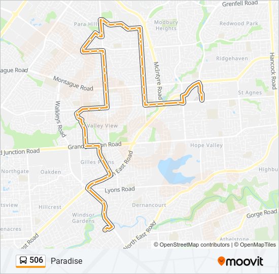 506 Route: Schedules, Stops & Maps - Paradise (Updated)