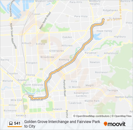 541 Route: Schedules, Stops & Maps - City (Updated)