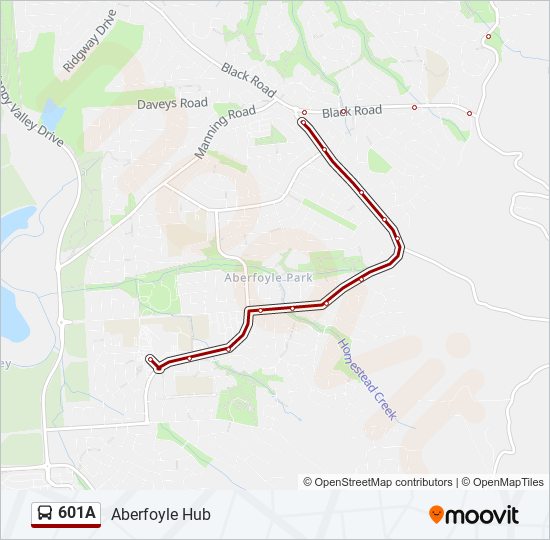 601a Route: Schedules, Stops & Maps - Aberfoyle Hub (Updated)