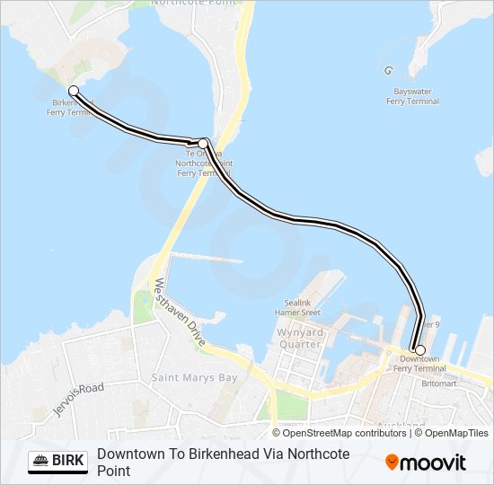 birk Route: Schedules, Stops & Maps - Downtown To Birkenhead Via ...