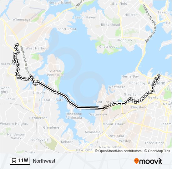 11w Route: Schedules, Stops & Maps - Northwest (Updated)