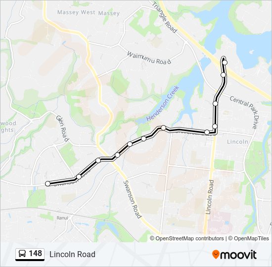 148 Route: Schedules, Stops & Maps - Lincoln Road (Updated)