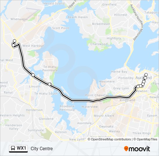 wx1 Route: Schedules, Stops & Maps - City Centre (Updated)