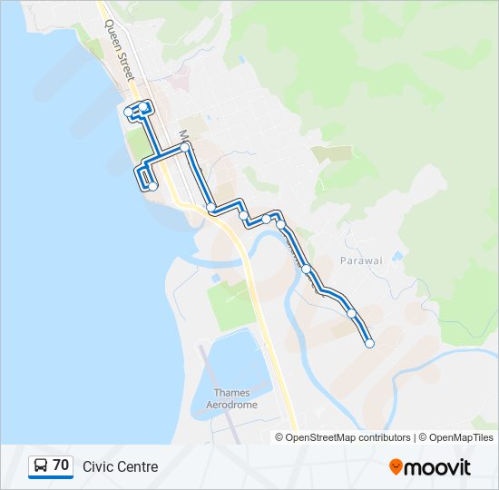 70 Route: Schedules, Stops & Maps - Civic Centre (Updated)