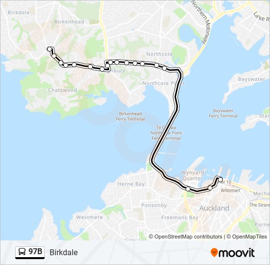 97b Route: Schedules, Stops & Maps - Birkdale (Updated)