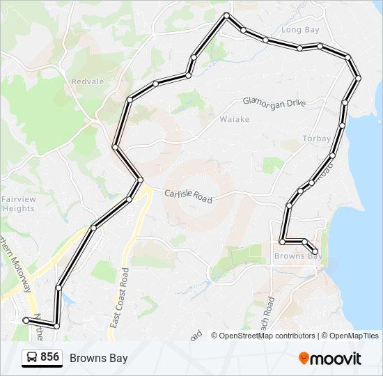 856 Route: Schedules, Stops & Maps - Browns Bay (Updated)
