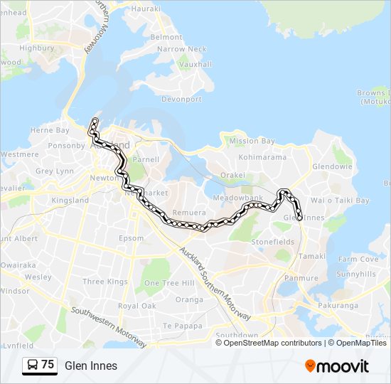 75 Route: Schedules, Stops & Maps - Glen Innes (Updated)