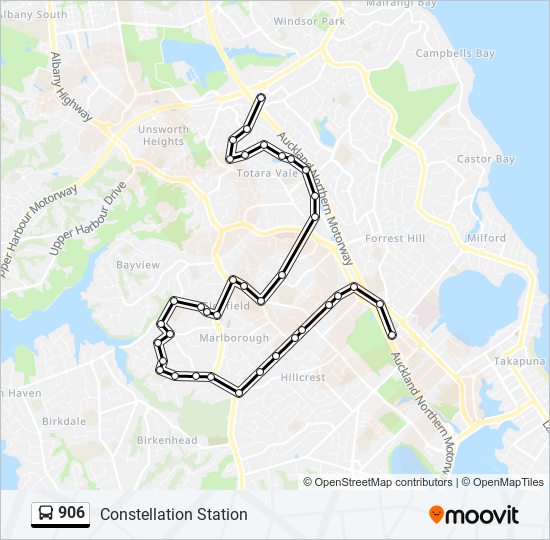 906 Route: Schedules, Stops & Maps - Constellation Station (Updated)
