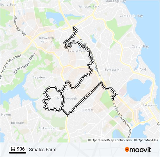 906 Route: Schedules, Stops & Maps - Smales Farm (Updated)