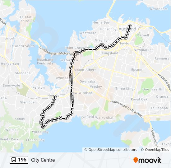 195 Route: Schedules, Stops & Maps - City Centre (Updated)